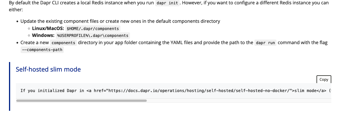 text shows up as code · Issue #2226 · dapr/docs · GitHub