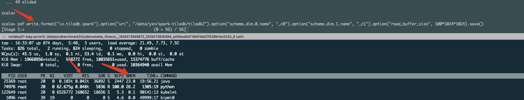 Why does it take so much memory to convert to tiledb format in spark · Issue #87 · TileDB-Inc ...