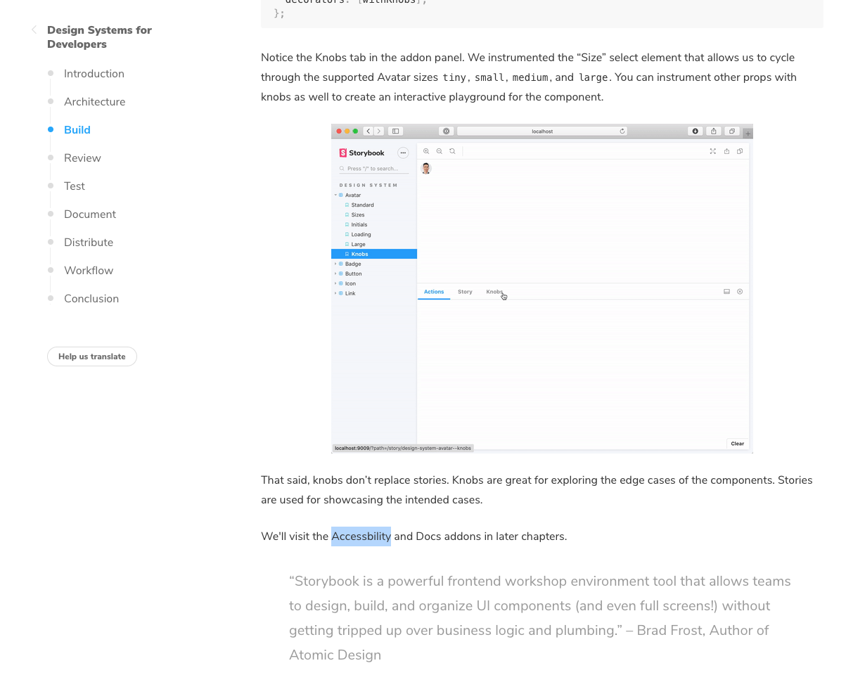 Clarity in Design Systems for Developers tutorial · Issue #202 · chromaui/learnstorybook.com ...