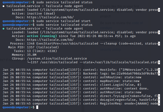 tailscaled.service keeps stopping · Issue #1203 · tailscale/tailscale ...