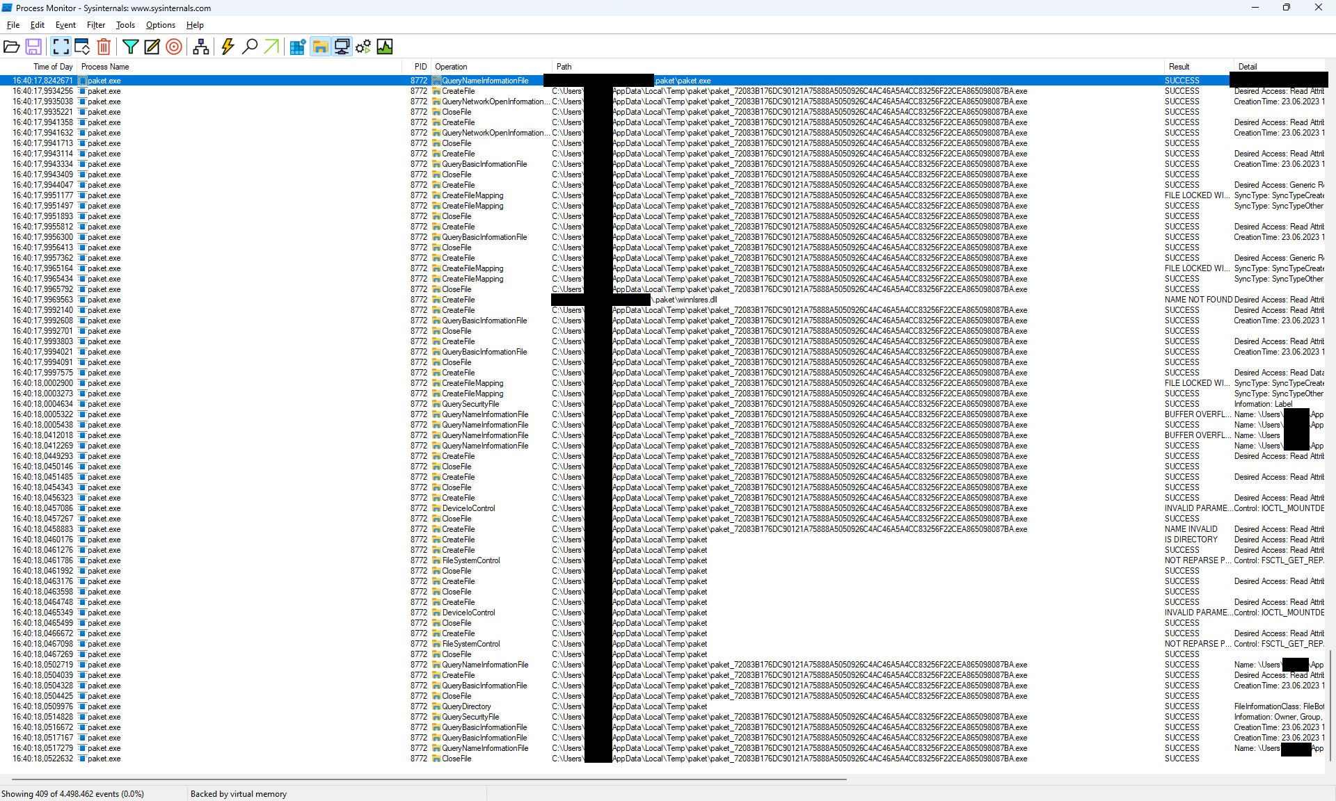 `paket.exe restore` hangs after (successfully) finishing its job · Issue #4215 · fsprojects ...