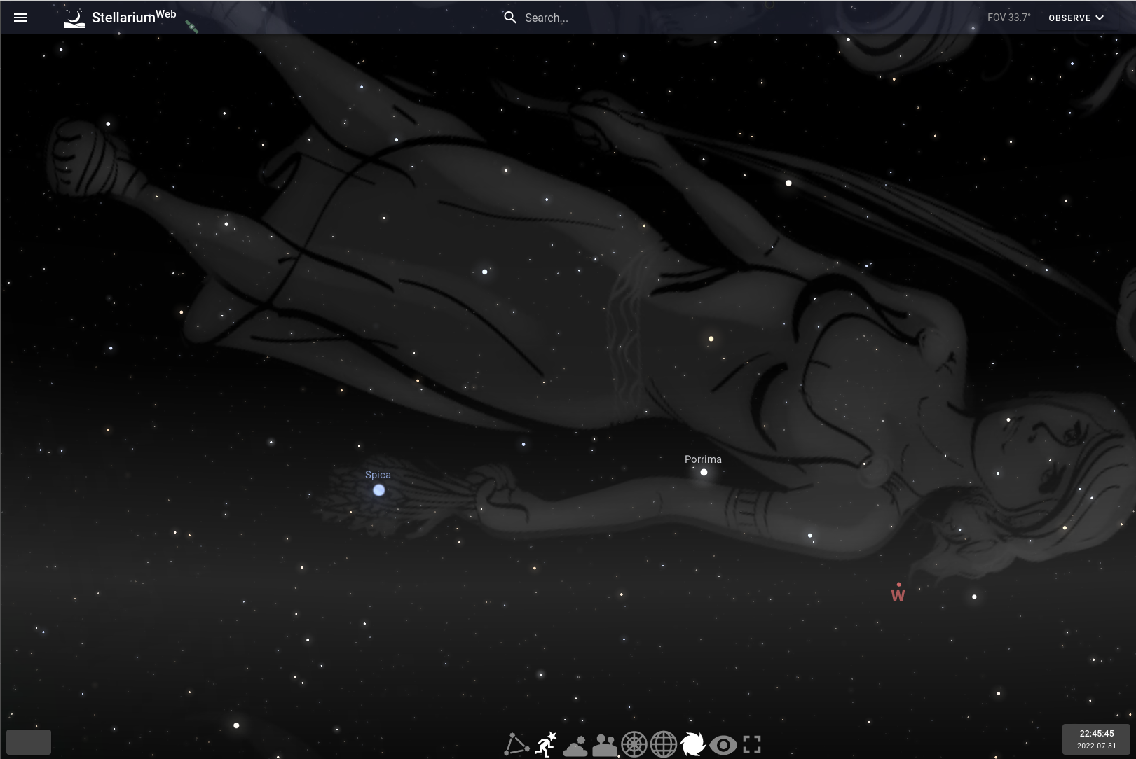 Strange artifact near Spica · Issue #159 · Stellarium/stellarium-web-engine · GitHub