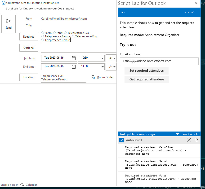 Office.context.mailbox.item.requiredAttendees.getAsync returns undefined attendees · Issue #1170 ...
