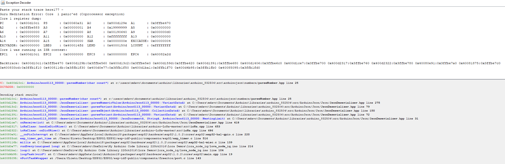 Deserialization Issue · Issue 1063 · Bblanchonarduinojson · Github