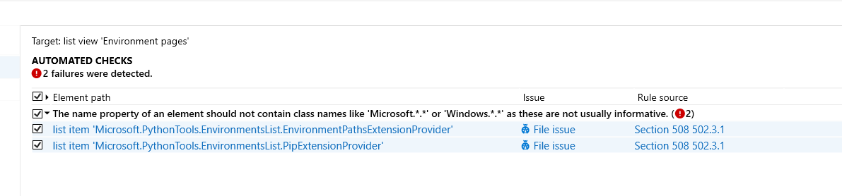 list item name in Python Environment pane contains an invalid name ...