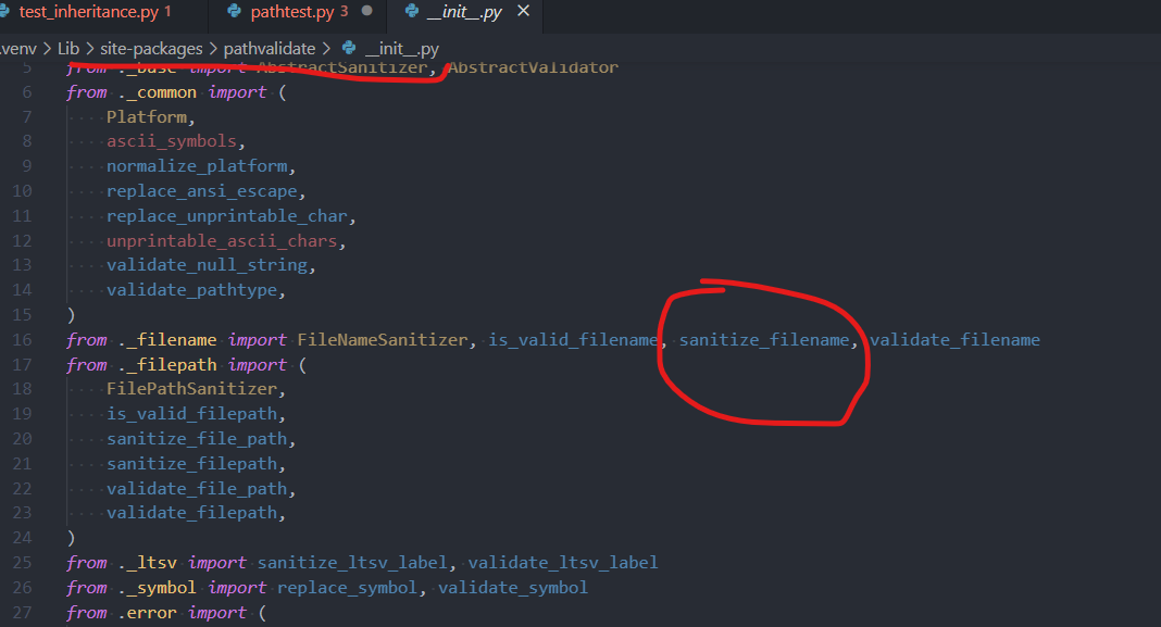 pathvalidate: Jedi provides suggestions, pylance not · Issue #2564 · microsoft/pylance-release ...