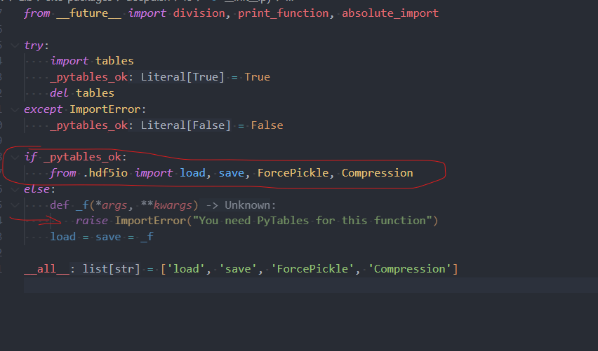Valid "unreachable" code using deepdish · Issue #3202 · microsoft/pylance-release · GitHub