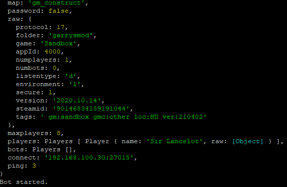 Just a question about Garry's Mod localhost game info "query" · Issue #227 · gamedig/node ...