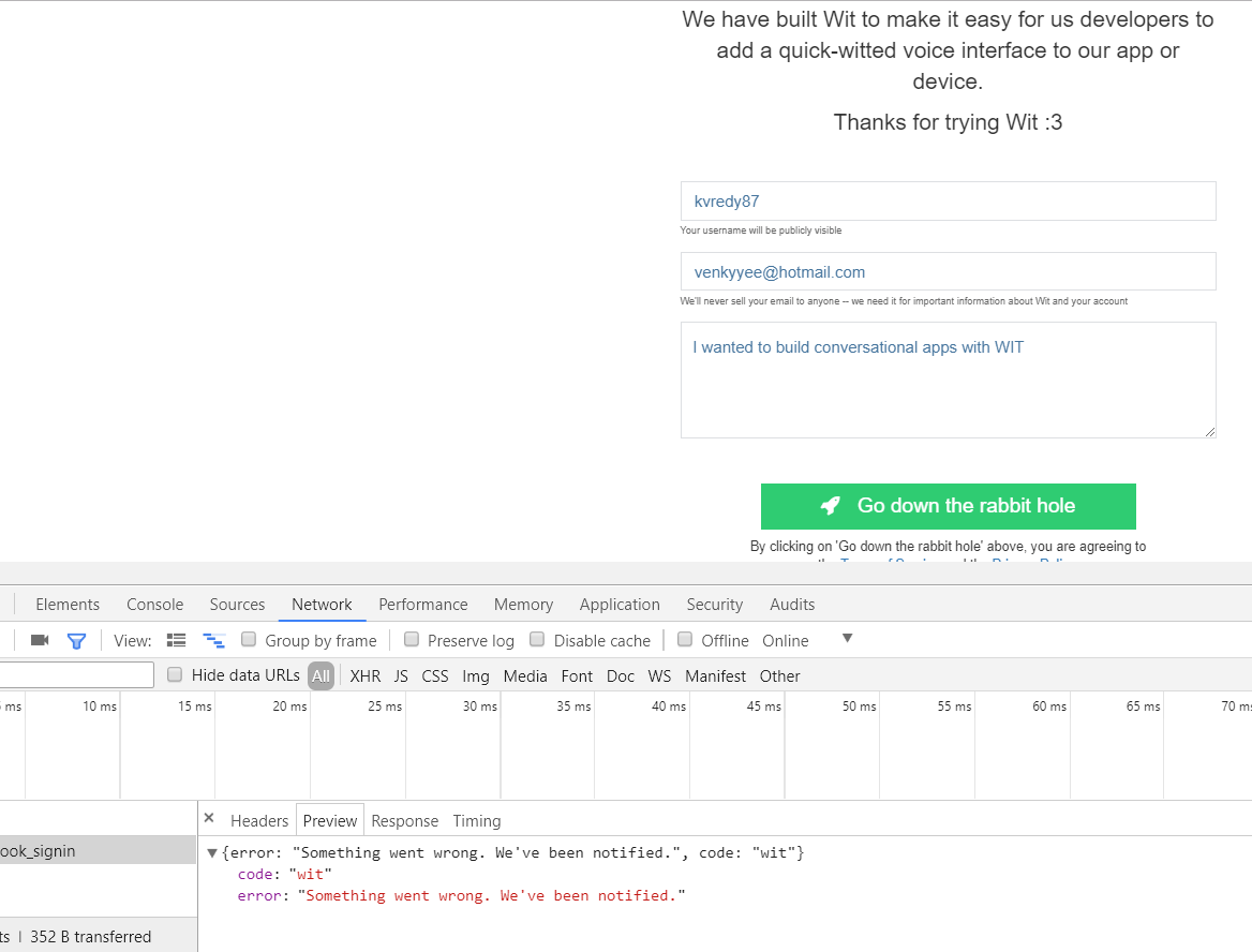unable to login · Issue #1086 · wit-ai/wit · GitHub