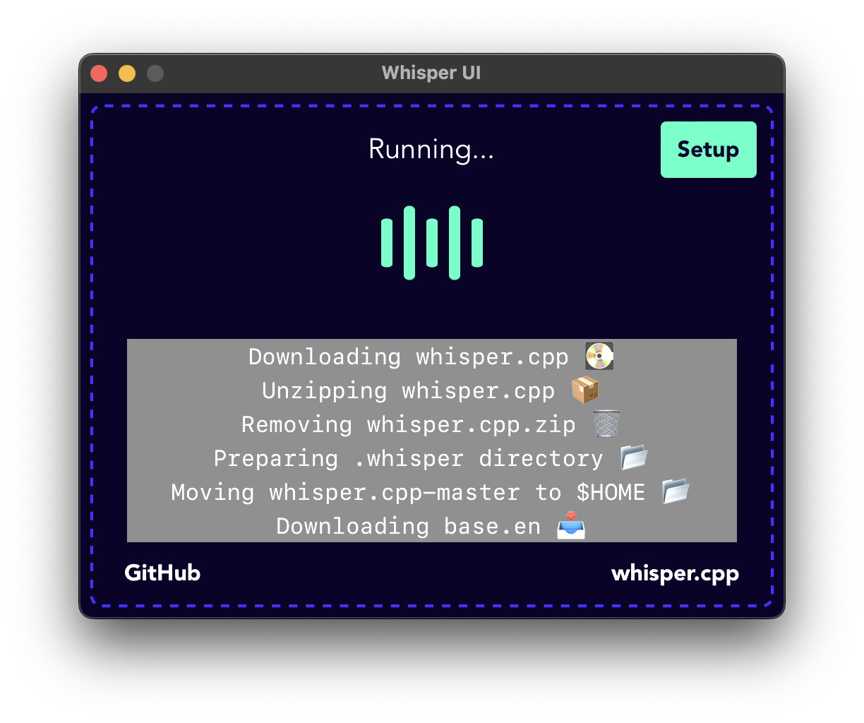 Github Yldio Whisper Ui Helper Native App To Run Whisper On Local Machines