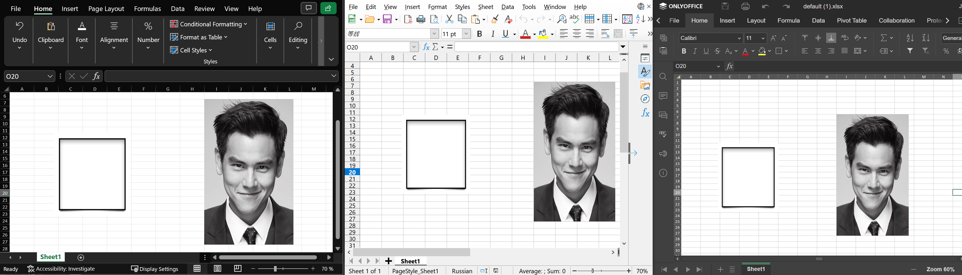 The picture is not displayed correctly in excel · Issue #1804 · ONLYOFFICE/DocumentServer · GitHub
