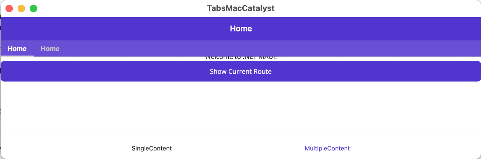 Display issues on MacCatalyst when multiple shell content is present inside a tab · Issue #12479 ...