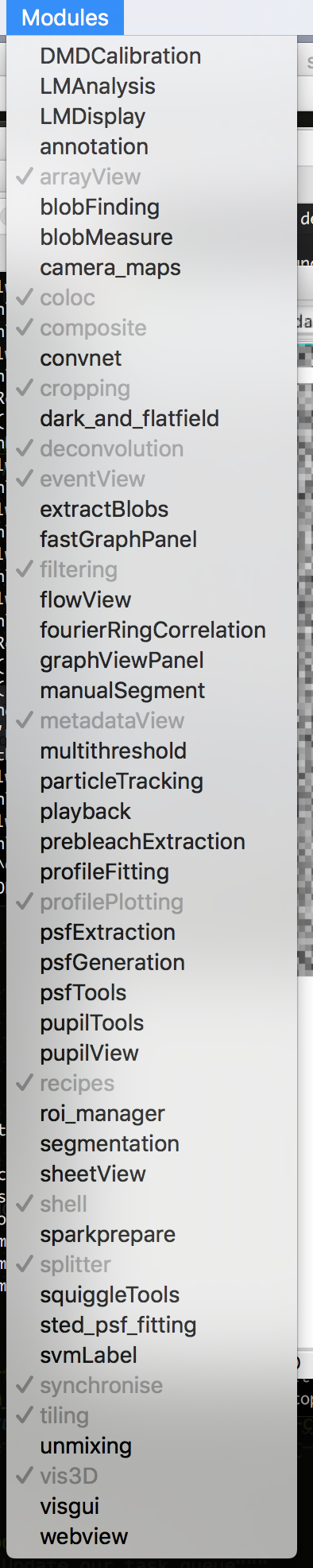 Dh5view Has No Uncheckremove Module Functionality · Issue 275 · Python Microscopypython 0324