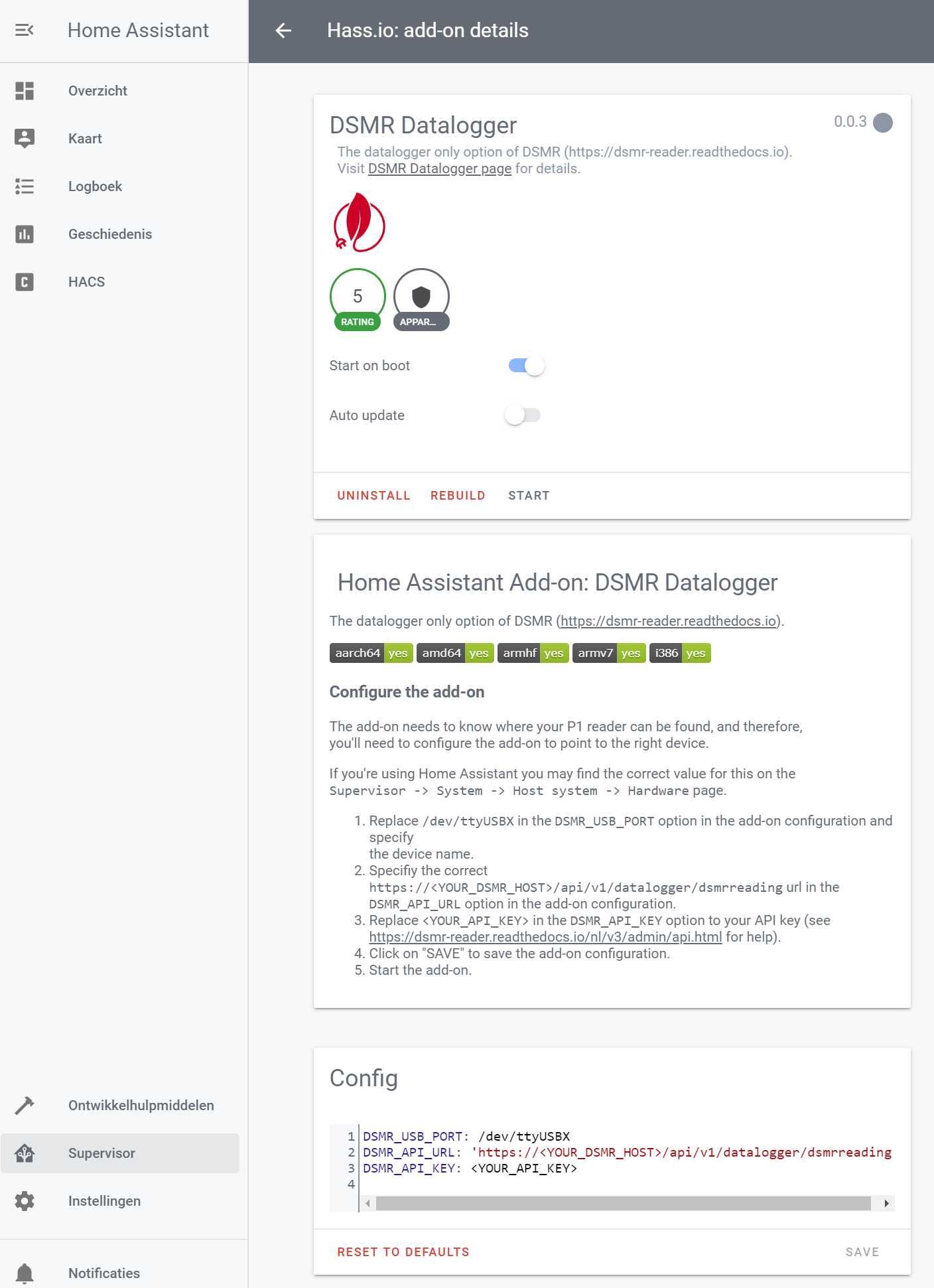 Home Assistant Add On Dsmr Datalogger Created · Issue 936 · Dsmrreaderdsmr Reader · Github