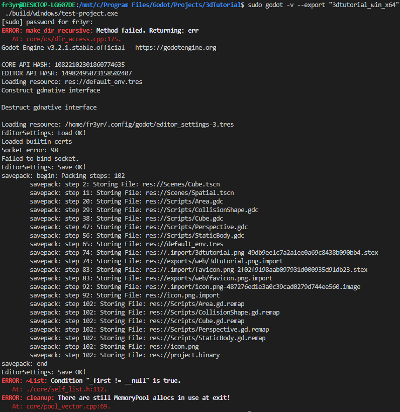 Weird Errors Around List Allocations When Exporting Server Build Via Headless · Issue 37082