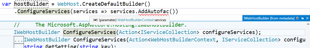 Intellisense partly assumes the wrong overload between Action and Action arguments · Issue ...