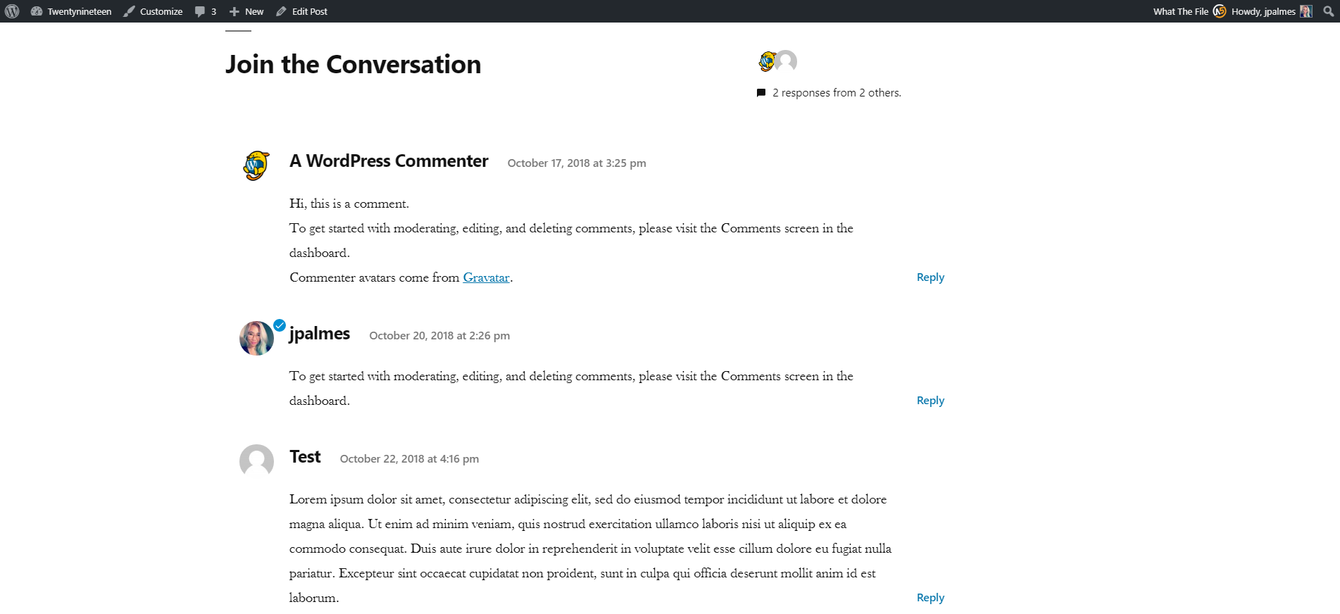 Discussion Avatar List not consistent on logged in and logged out views ...