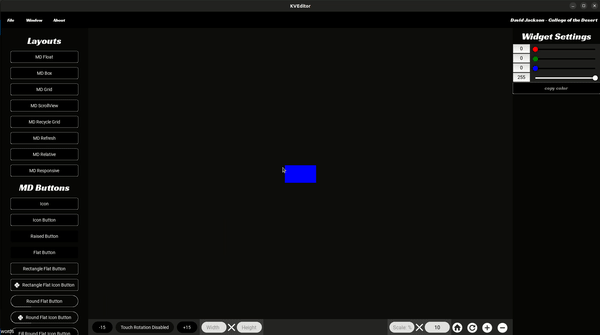 GitHub - davidjackson323/KivyEditor: This is a project for a drag and ...