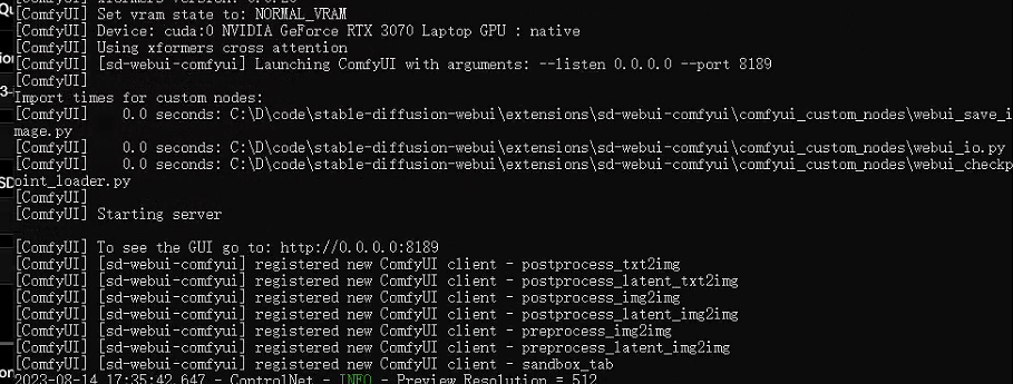 ConfyUI using domain · Issue #82 · ModelSurge/sd-webui-comfyui · GitHub