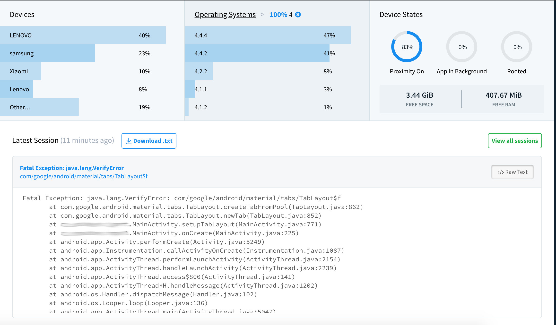Application crash during TabLayout initialization on Android 4.x · Issue #387 · material ...
