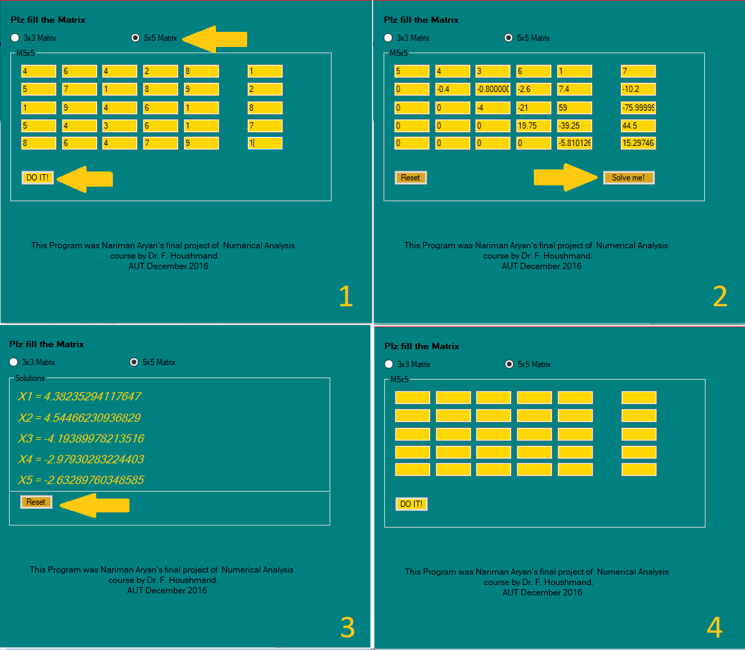 GitHub Narimannemo gaussian elimination calculator Gaussian
