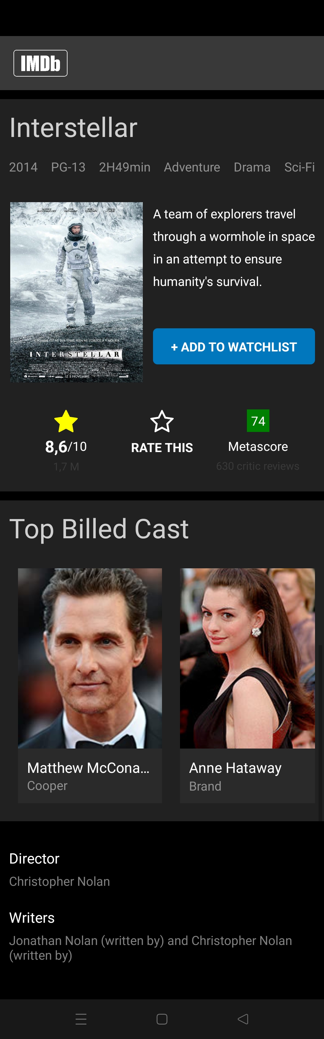 GitHub - Zebiphire/imdb-static-movie-react-native: Static page from ...