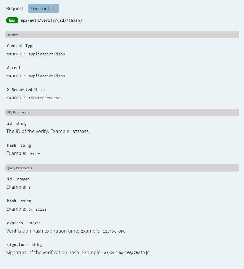 Query and URL Parameters Use Together · Issue #692 · knuckleswtf/scribe · GitHub