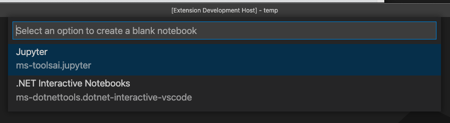 Enhancement to "create new blank jupyter notebook" command · Issue #4859 · microsoft/vscode ...
