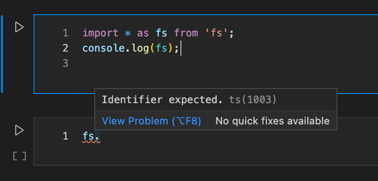 Imported modules not idenfied in subsequent Notebook Cells · Issue #129482 · microsoft/vscode ...