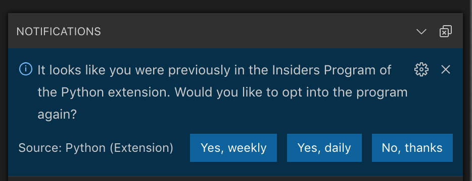 Fresh Install Of Vs Code Displays Prompt To Reinstall Insiders Version · Issue 7535 · Microsoft
