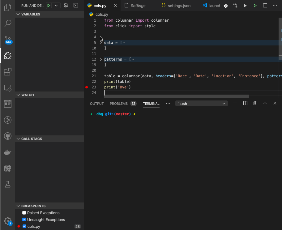 Use pesudo terminals for debugger · Issue #9817 · microsoft/vscode-python · GitHub