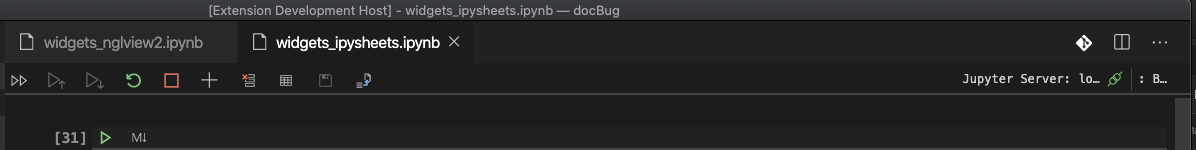 Toolbar doesn't display kernel status or name (when kernel is busy ...