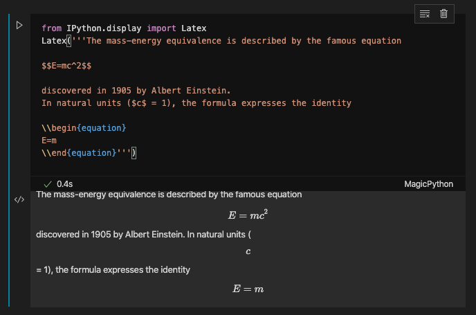 Latex not rendered correctly · Issue #158133 · microsoft/vscode · GitHub