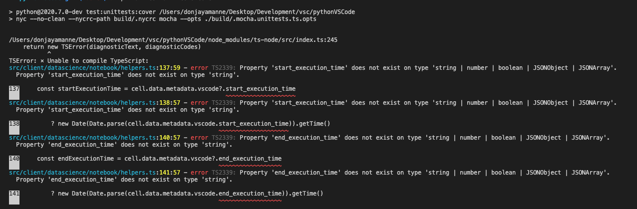 Running Tests With Coverage Fails Due Ts Node Not Detecting Types In Dts · Issue 991 4259