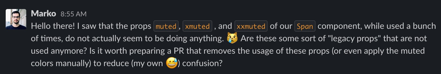 [Span] Muted props stopped working · Issue #57 · venturehacks/halo · GitHub