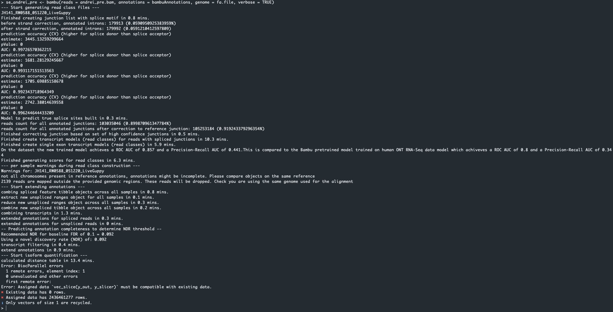 Following Up Biocparallel Errors In 340 · Issue 361 · Goekelabbambu