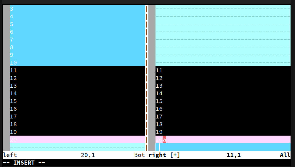 Unexpected scrolling while editing with diff mode enabled · Issue #8809 ...