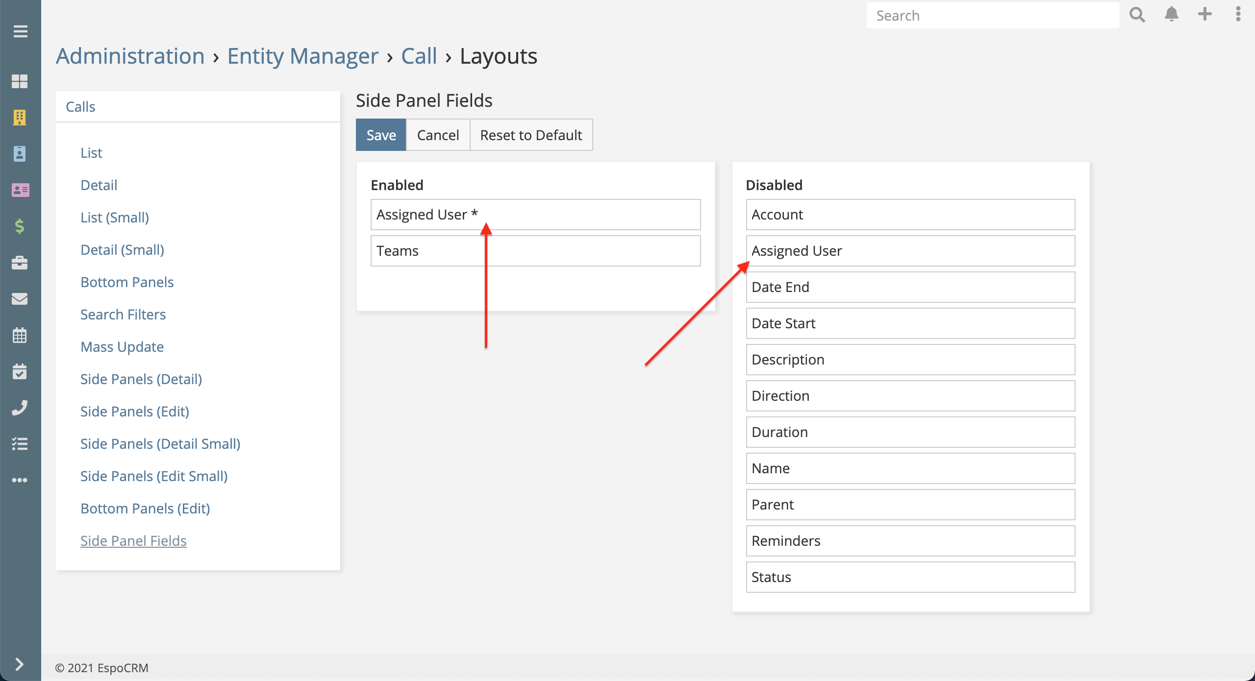 Duplicated Assigned User field for all entities · Issue #2155 · espocrm/espocrm · GitHub