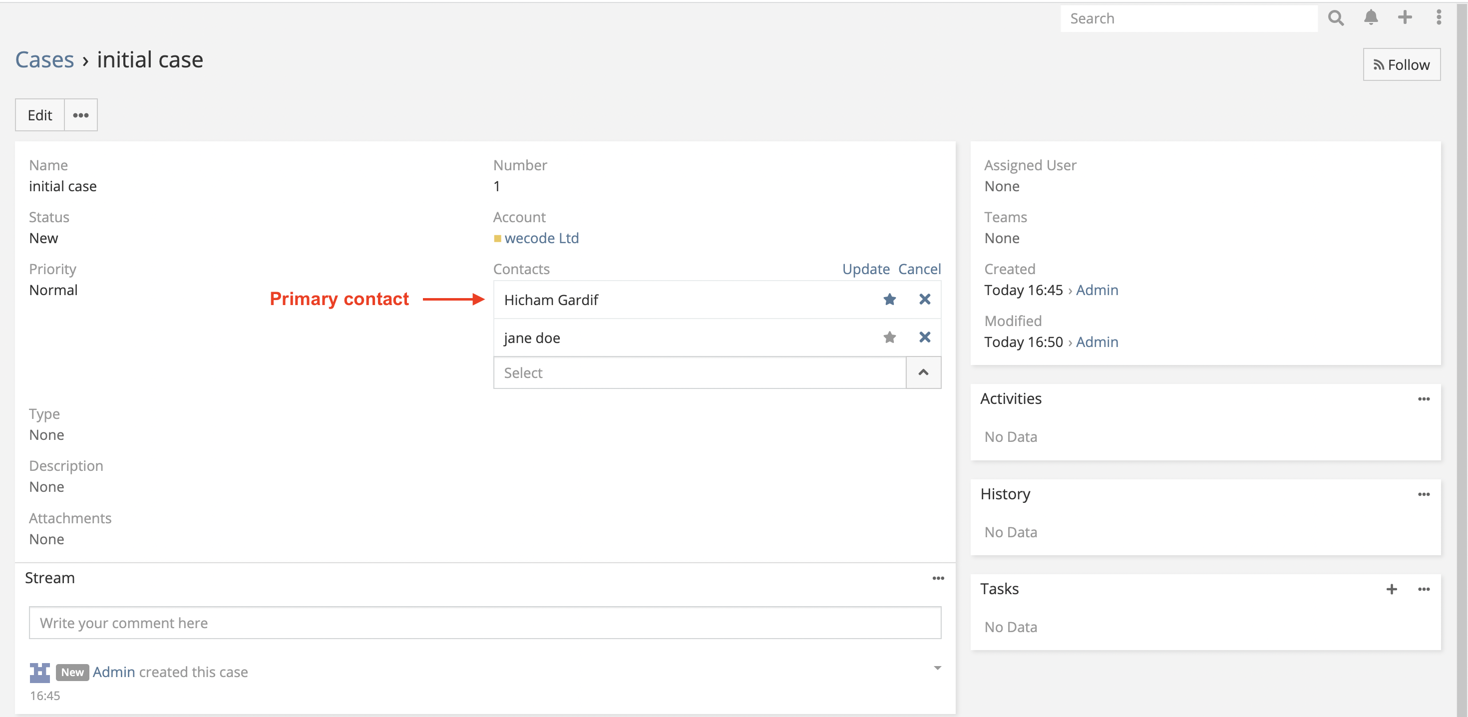 When Sending Email From Case Email Is Sent To Secondary Contact And Cc Primary Contact · Issue