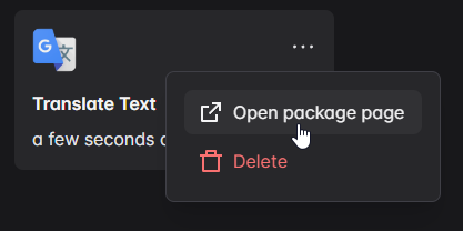 Delete modal shows up on opening package page · Issue #764 · AutomaApp ...