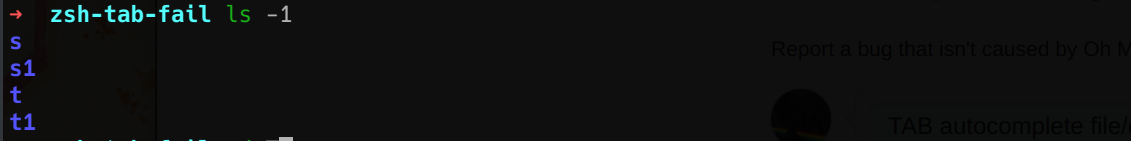 Tab Autocomplete File Dir Names Doesn T Suggest All Files Dirs · Issue 11175 · Ohmyzsh Ohmyzsh