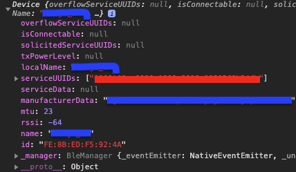 Found issue in Discovering the characteristics - Version 1.1.0 and above · Issue #607 ...