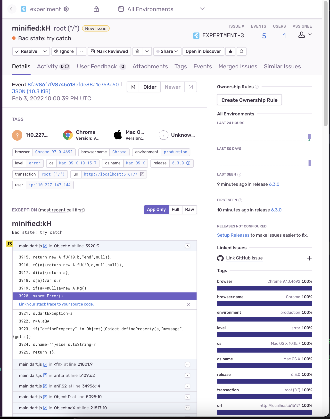 Flutter Web sourcemaps support · Issue #417 · getsentry/sentry-dart · GitHub