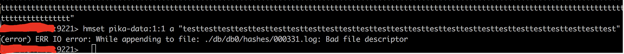 客户端写入hmset时报bad File Descriptor异常 · Issue 761 · Openatomfoundation 