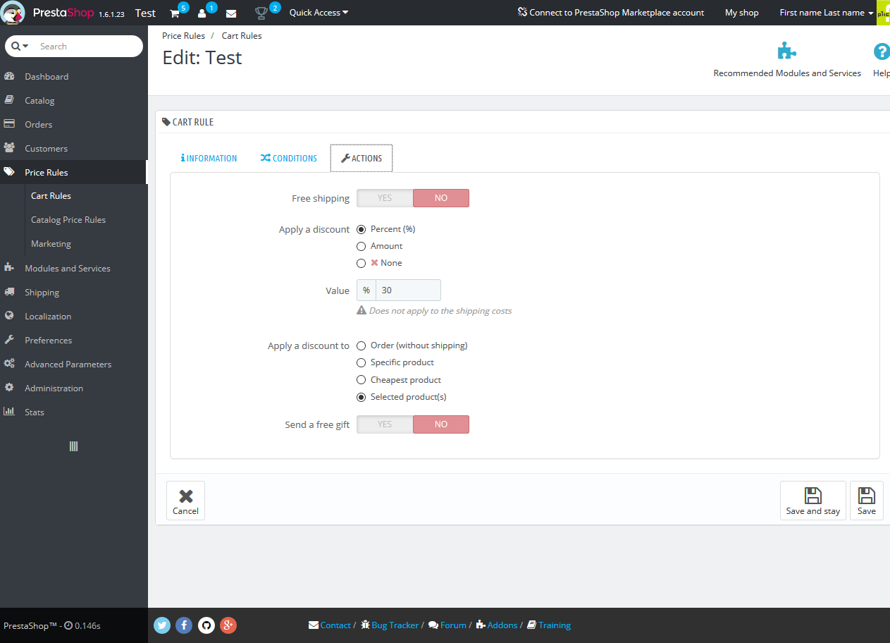 Cart rules issue with taxes · Issue #12863 · PrestaShop/PrestaShop · GitHub