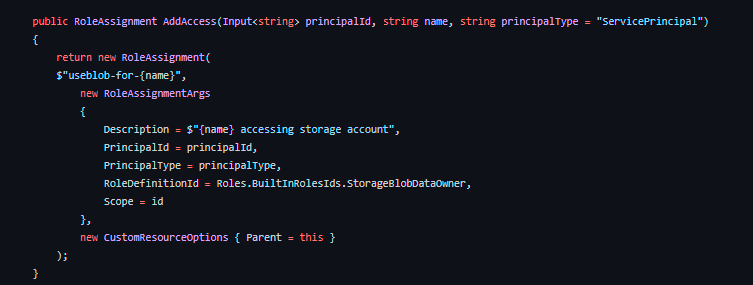 Error: Principal not found in the directory when creating resources using the templated code ...