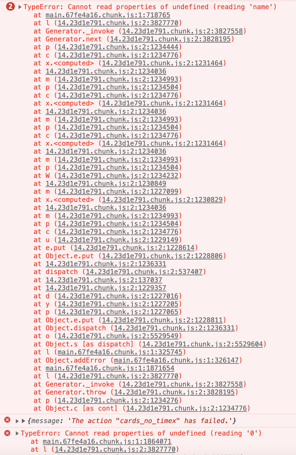[Bug]: Apps show error - `The action ... has failed` on page load · Issue #14141 · appsmithorg ...