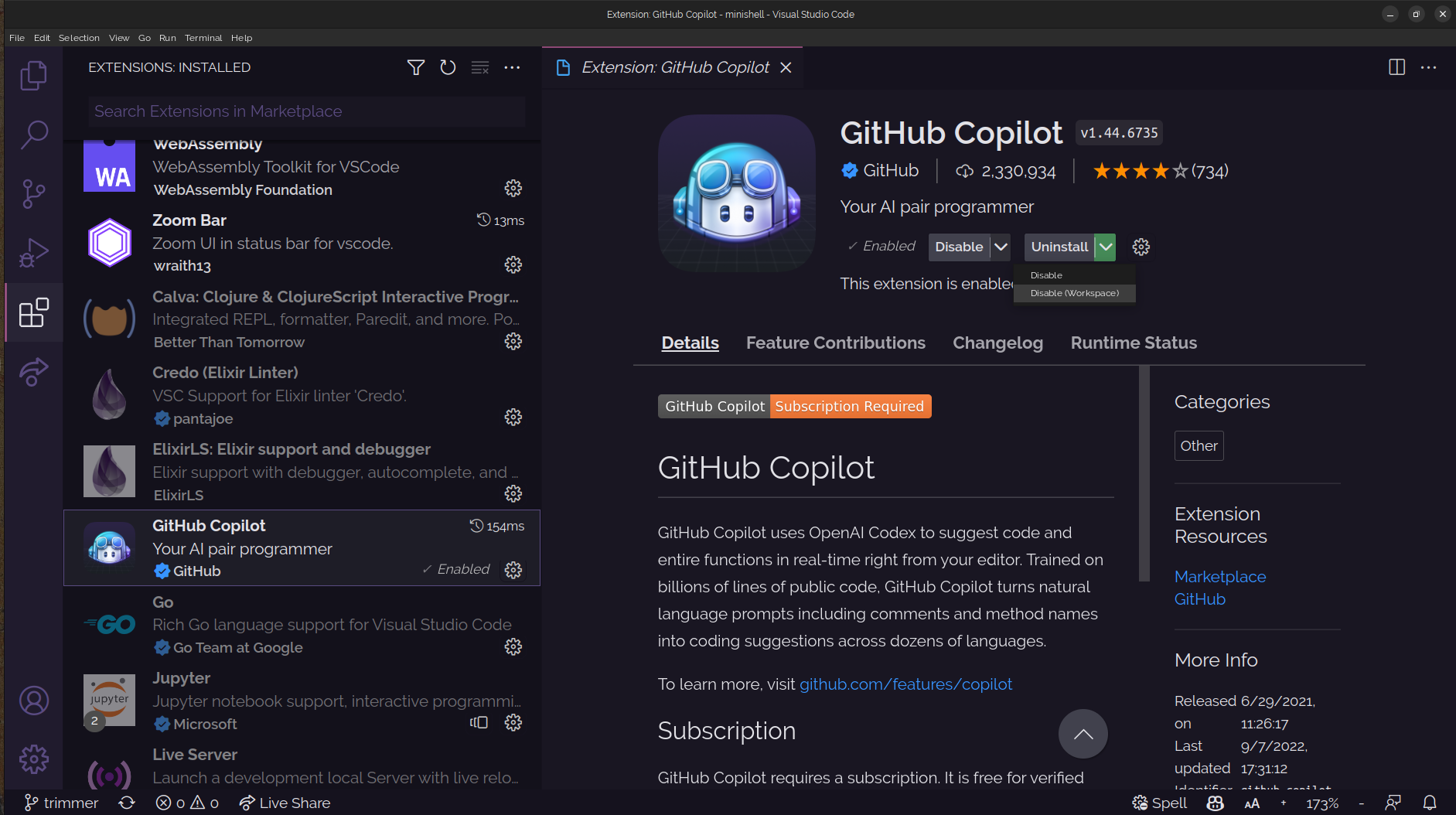 Turn off Copilot for a single project? · community · Discussion #32254 · GitHub