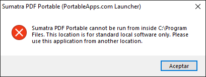 SumatraPDF portable won't run from "C:\Program Files (Portable)" path · Issue #1818 ...