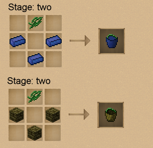 unable to craft and remove rubber from a symorite/weedwood bucket ...